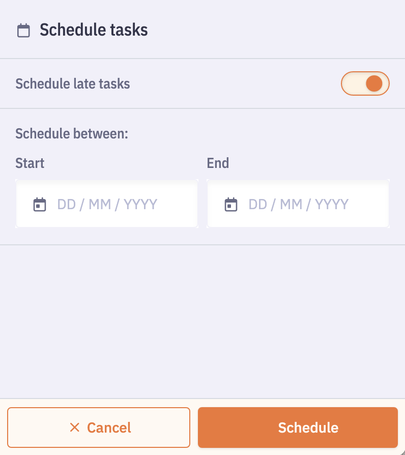 Case studies: creating views in the Tasks page