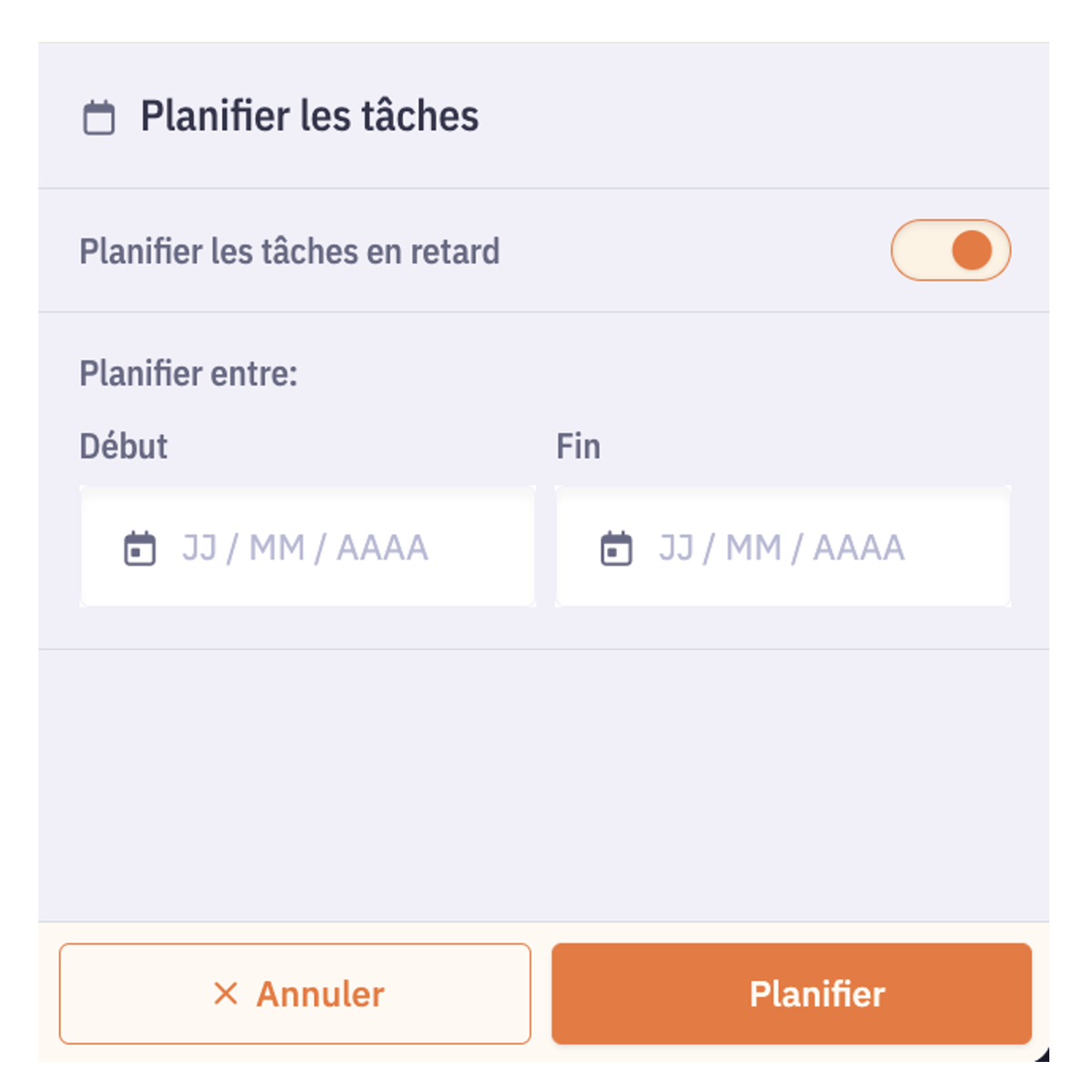Cas pratiques : créer des vues dans la page Tâches
